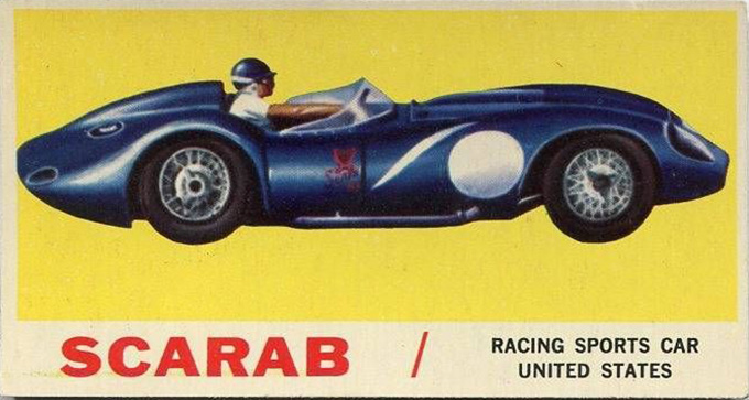 Topps World on Wheels: Scarab – The Chicane