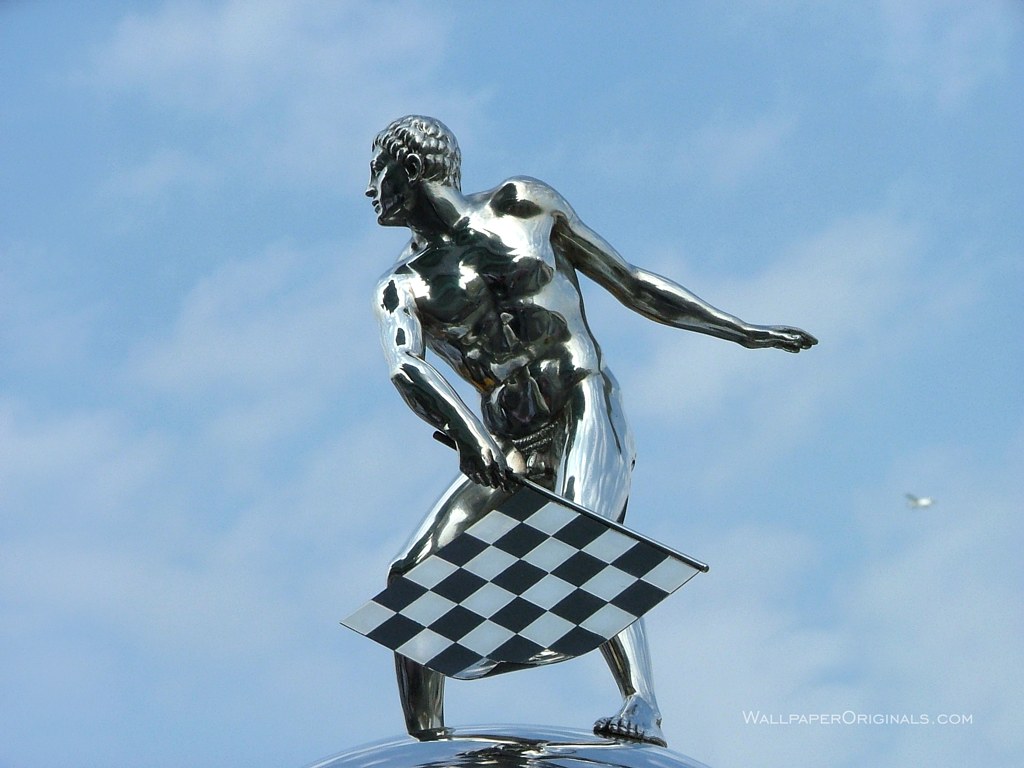 Statue atop the Borg-Warner Trophy – The Chicane